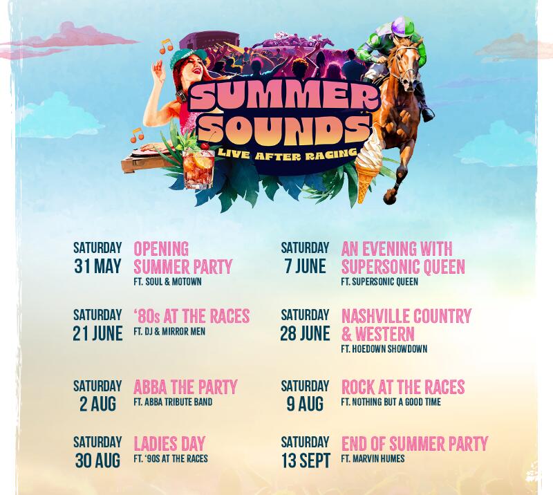 Summer Sounds | Popular Events | Lingfield Park Stadium